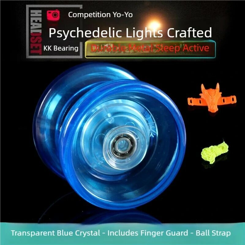 Светящееся йо-йо Crystal Luminous для начинающих 3 Bearing Weighted 1
