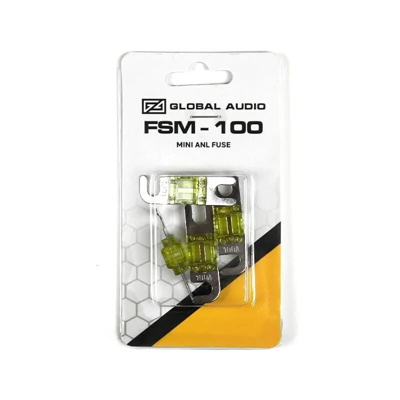 Предохранитель miniANL Global Audio FSM-100, 100A (4 шт упаковке) для автозвука