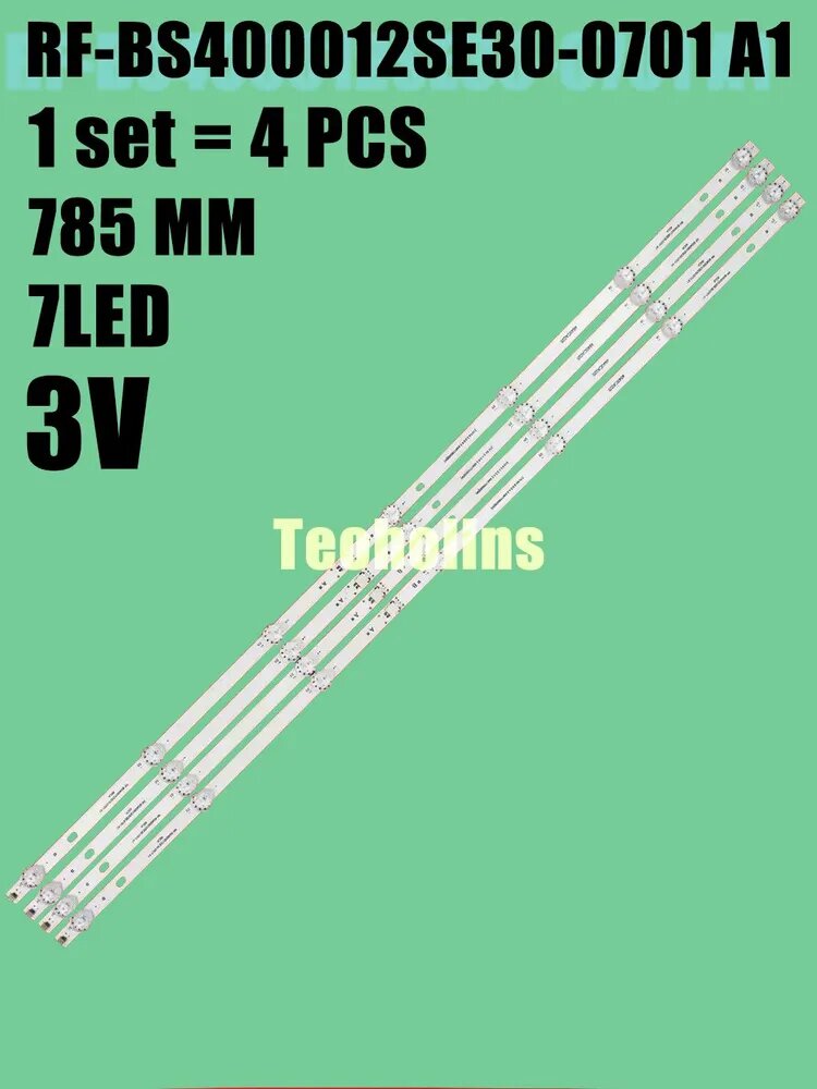 Набор световых полосок. RF-BS400012SE30-0701 A1 LC-40FI3012E 40NV6201 40CA DM-LED40F205BT2 Dexp F40E8000Q