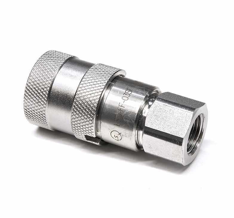 БРС для РВД Flat Face G 3/8" розетка (LSQ-FF-03SF-G3/8 DN10)
