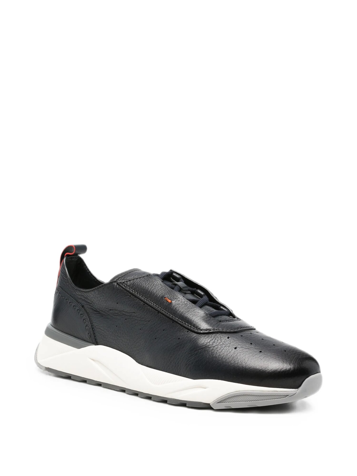 Кроссовки Santoni Perforated panelled sneakers, размер 9 — фото 1