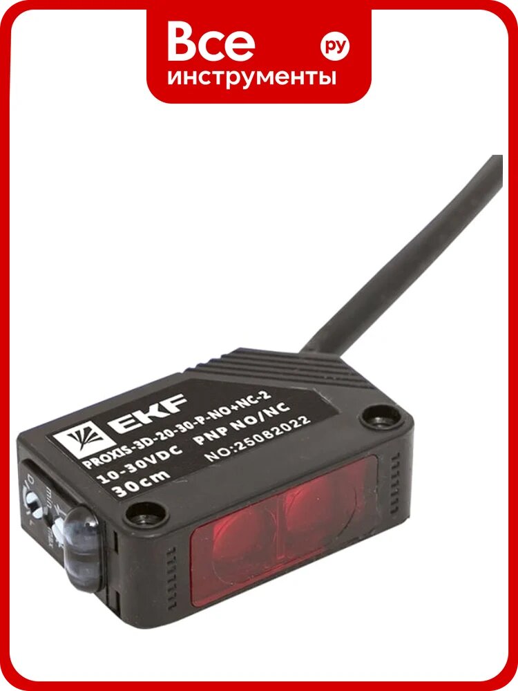 Оптический бесконтактный датчик EKF PROXIS-3D-20-30-P-NO+NC-2