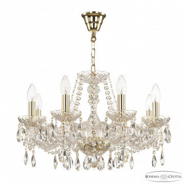 Люстра хрустальная 116/8/195 G Bohemia Ivele Crystal (Богемия Ивеле Кристалл)