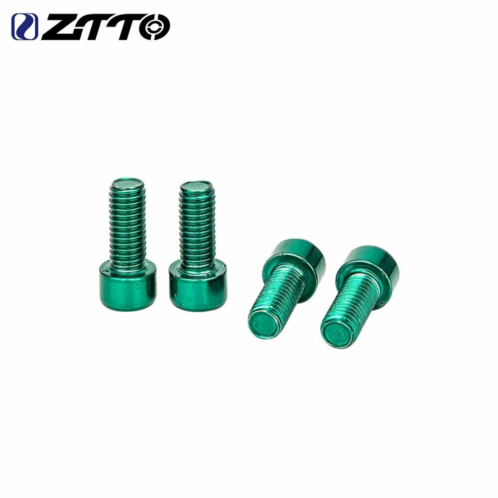ZTTO Винты для держателей бутылок для велосипедов Зеленый, 4pcs Green