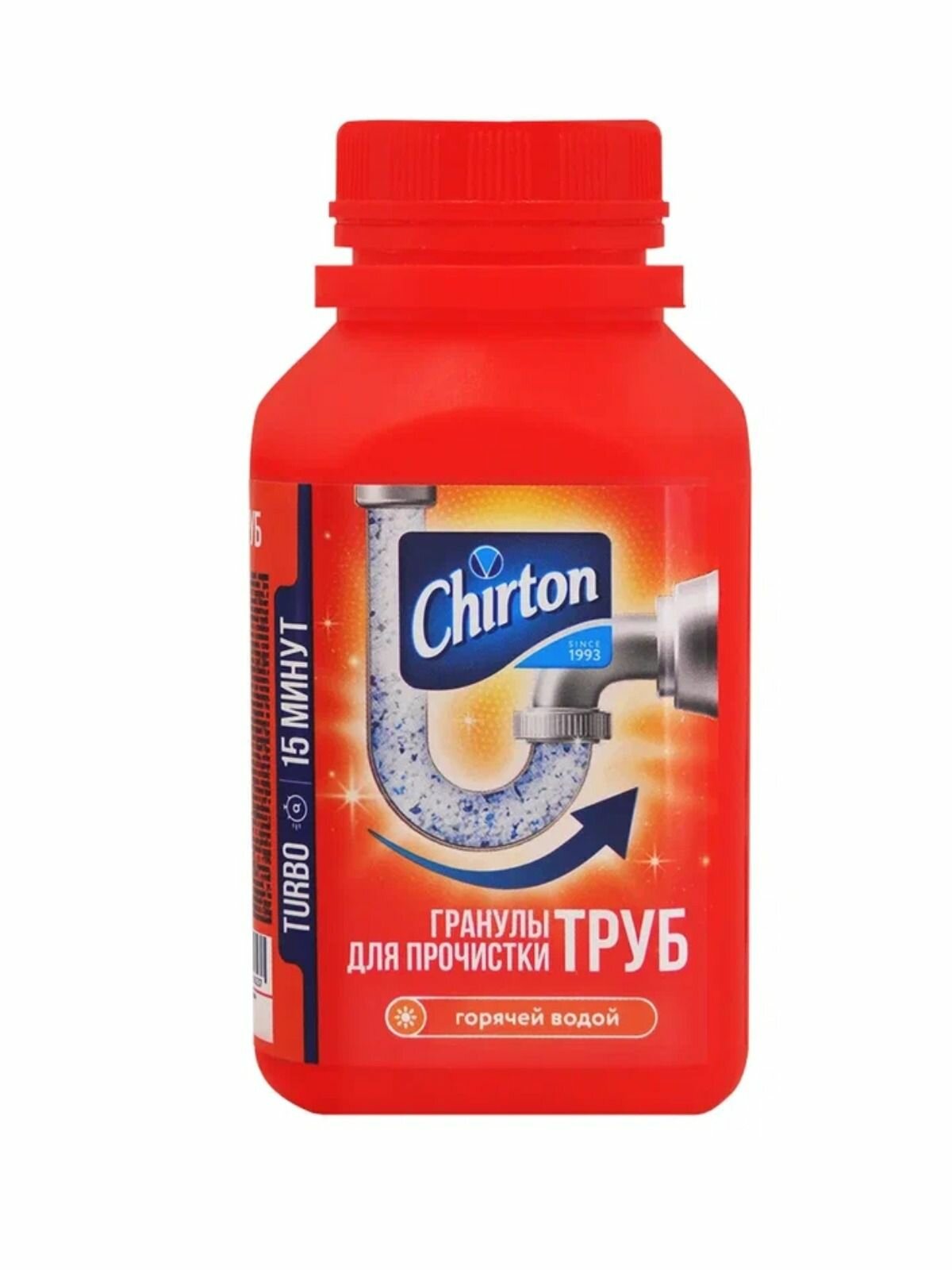 Chirton Средство для прочистки труб горячей водой в порошке, 300 г