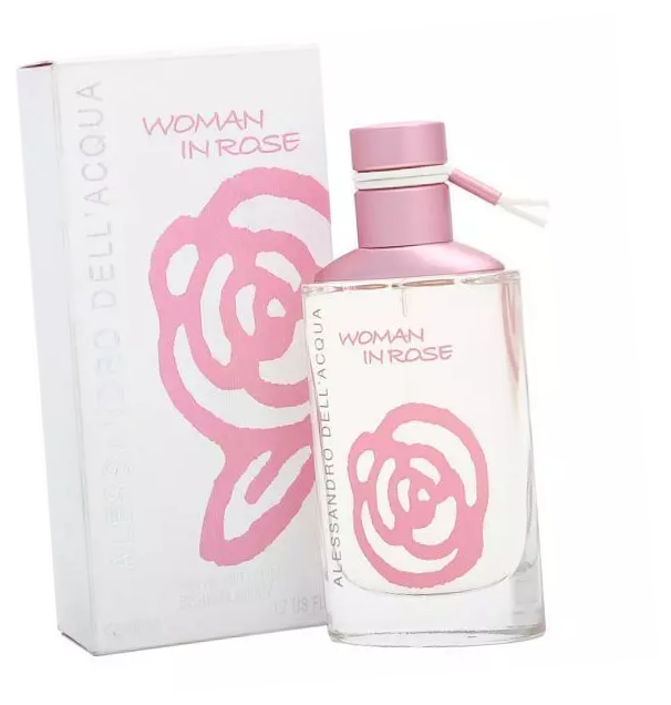 Алессандро Дель Аква Вумен Ин Роуз туалетная вода 25 мл - женский аромат / Woman In Rose