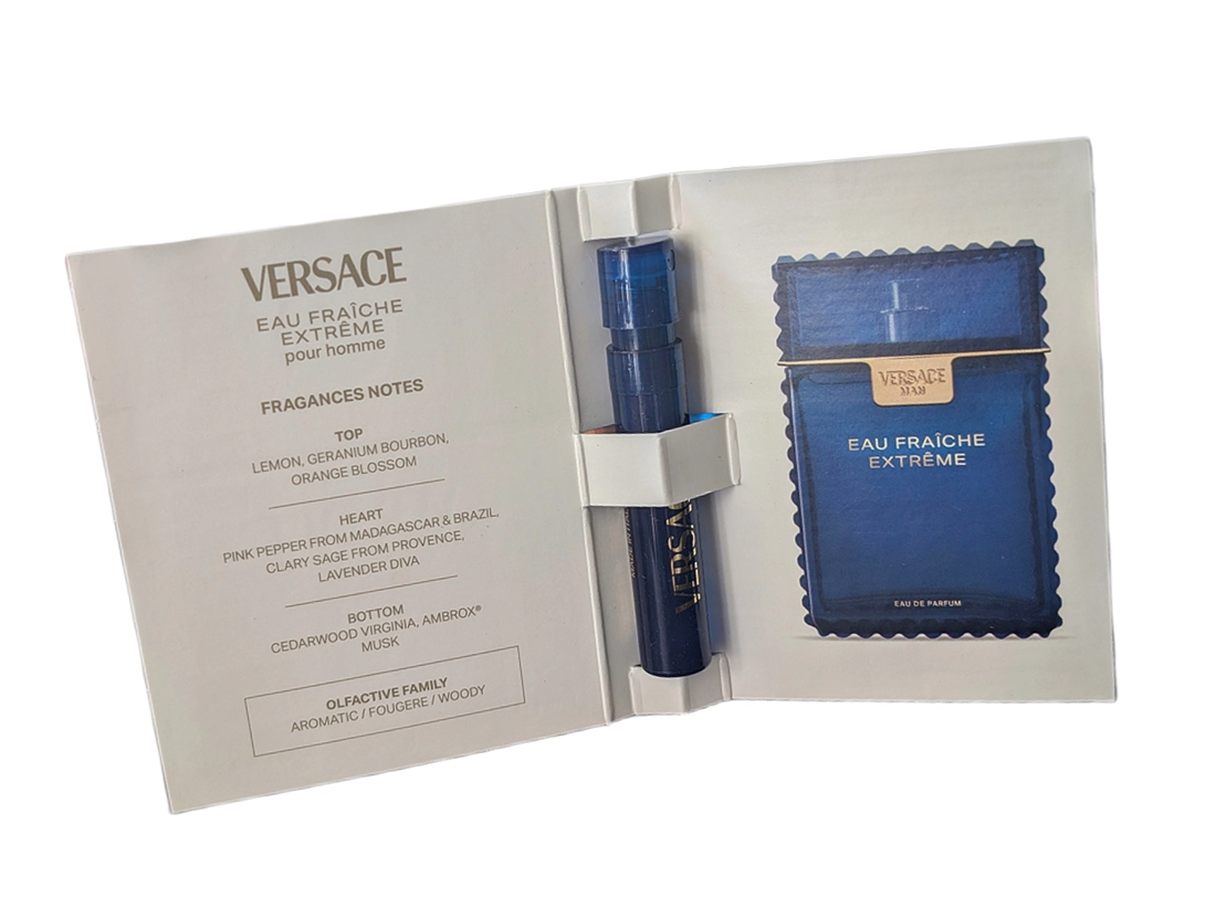 Пробник парфюмерной воды Версаче Мен Фреш Экстрим 1 мл для мужчин - Versace Man Eau Fraiche Extreme