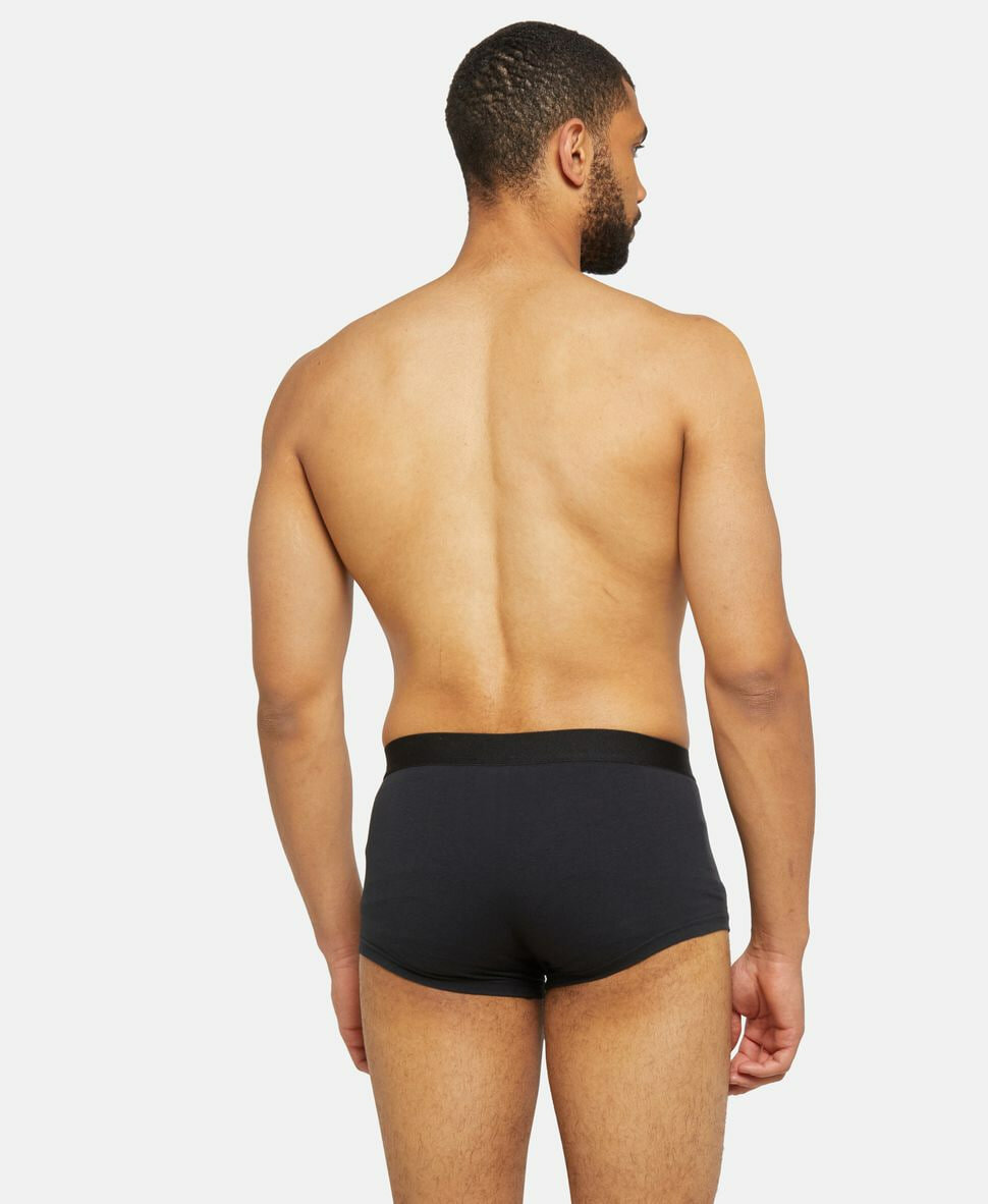 Трусы BIKKEMBERGS, комплект из 3 шт., размер L, коричневый, белый, черный — фото 1