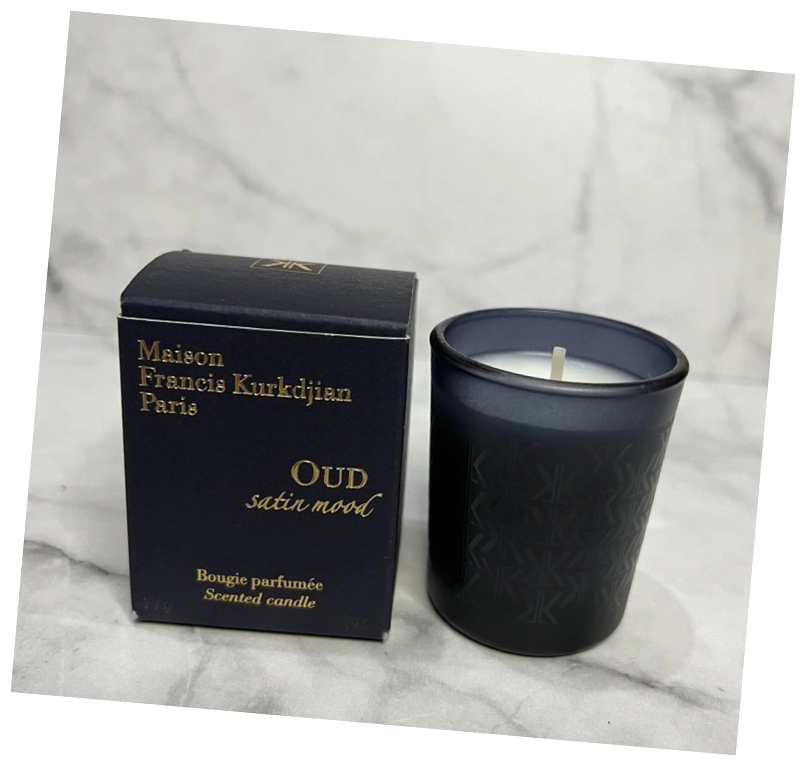 Ароматическая свеча для дома Мейсон Франсис Куркджан Уд Сатин Муд / Oud Satin Mood 30 гр