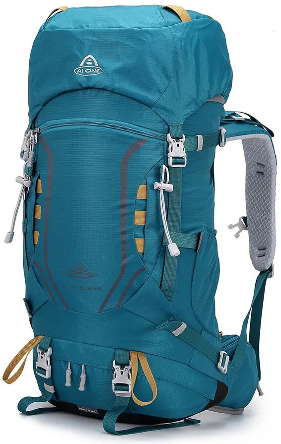 Рюкзак Ai-one 8109S aqua городской 40л. с чехлом от дождя спортивный