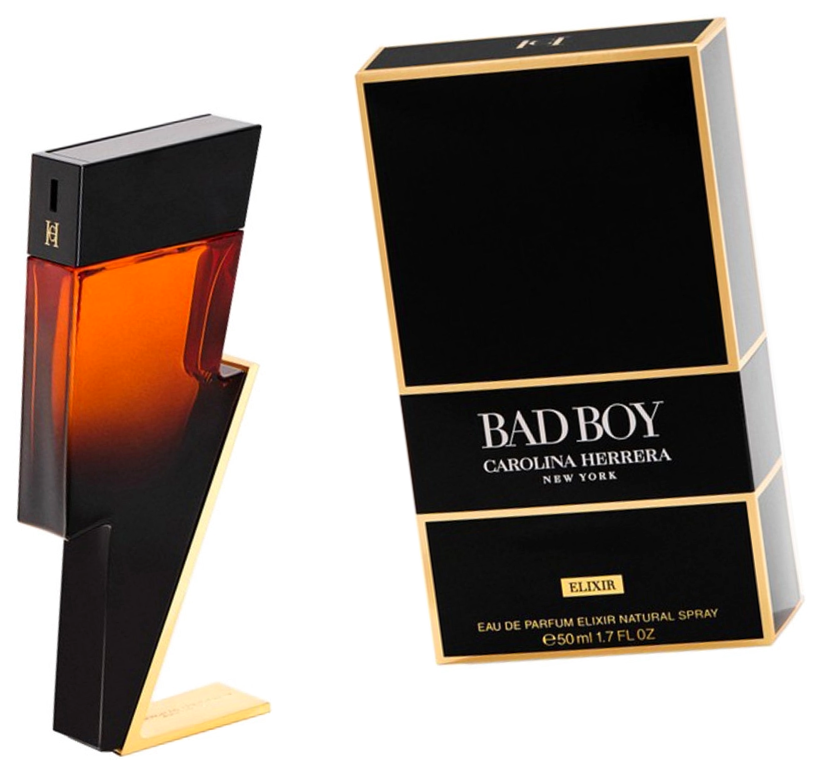 Парфюмерная вода мужская Каролина Херрера Бэд Бой Эликсир 50 мл - Bad Boy Elixir