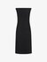 Платье BALENCIAGA Off-shoulder midi dress, размер 36, черный