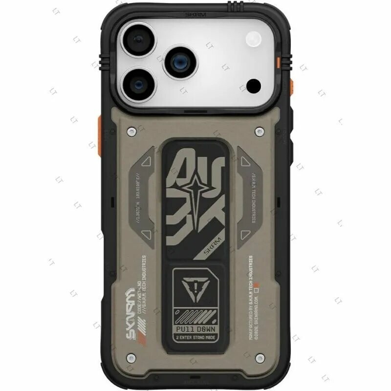 Skinarma, подходит для iPhone17ProMax, 6,9-дюймовый чехол для мобильного телефона, магнитная функция с невидимым кронштейном для предотвращения падения.