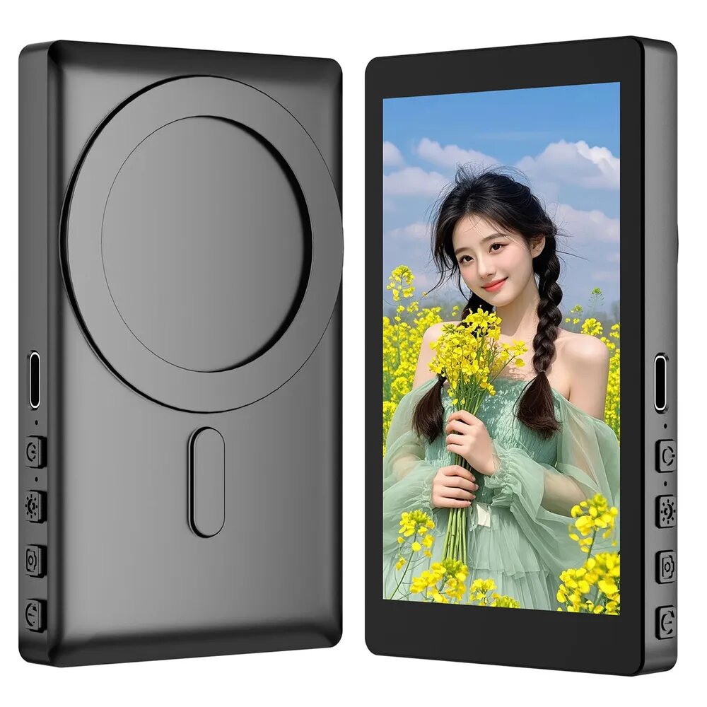 Магнитный экранный дубликатор для смартфонов, 4 дюйма, Wi-Fi 2.4/5 ГГц, аккумулятор 2000 мА ч