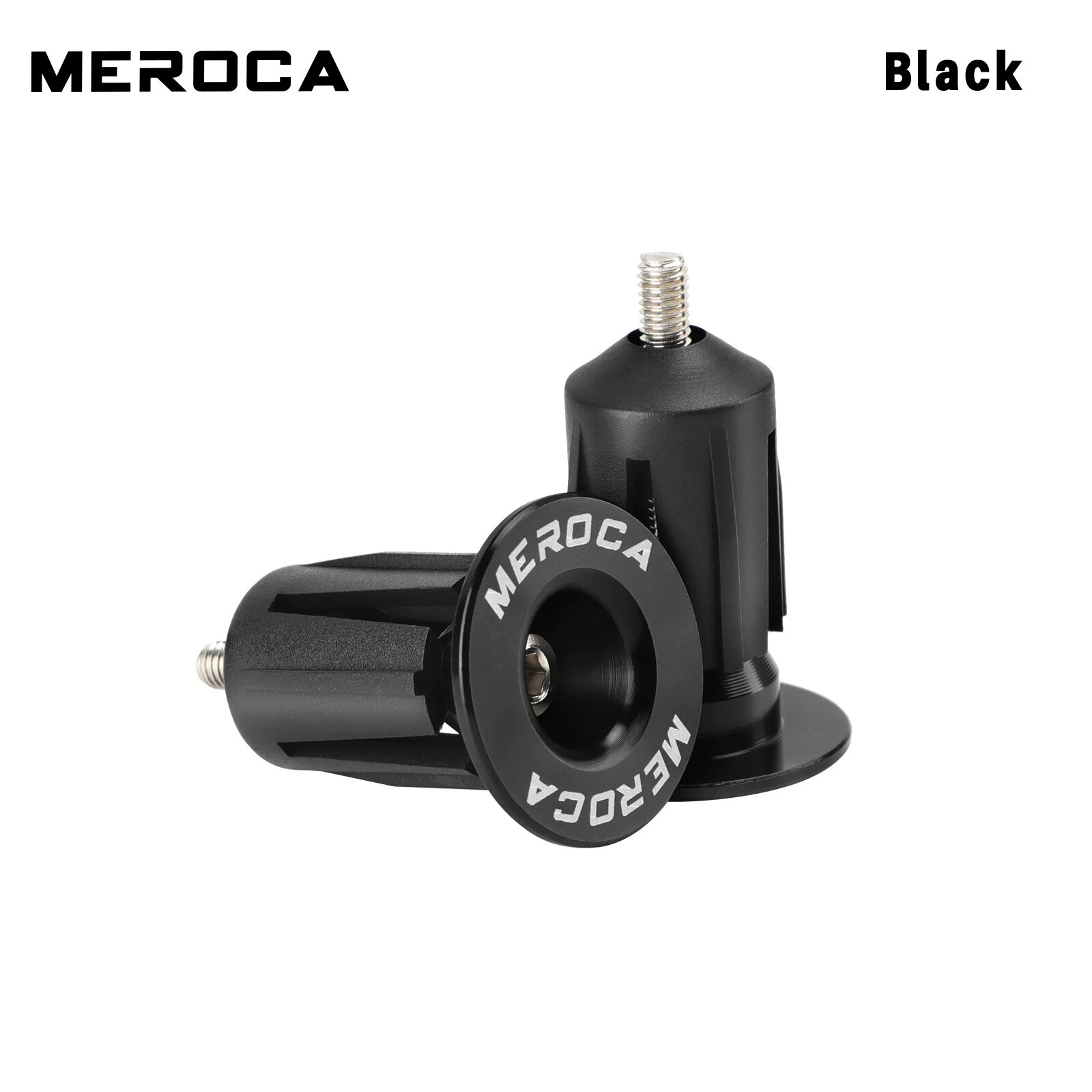 Заглушки для руля велосипеда GOLDIX MEROCA Black Endcap
