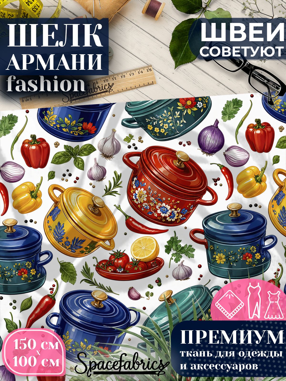 Ткань для шитья шелк Армани, искусственный атлас шелк для костюмов, платьев, юбок с принтом