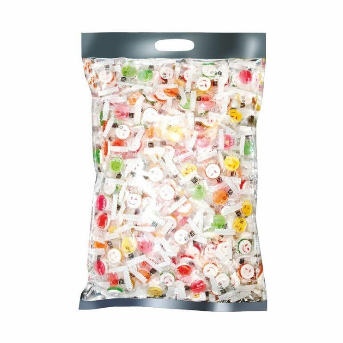 Карамель Smile Candy Микс (лимон, клуб, манго, арбуз) 3кг/уп (1867314)