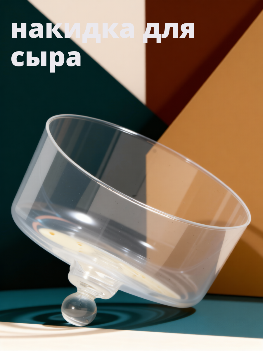 Стеклянный Колпак Для Торта 15X15Cm Прозрачный Охраняет Десерты От Пыли И Негативных Воздействий С Surround