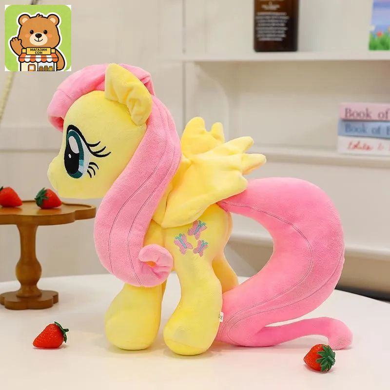 Плюшевые игрушки: Литл пони, игрушка из мира "My Little Pony", может стать идеальным подарком на день рождения ребенка плюшевая лошадка мягкая игрушка в подарок