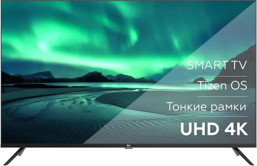 50" Телевизор BQ 50FSU01B 4K Ultra HD, черный