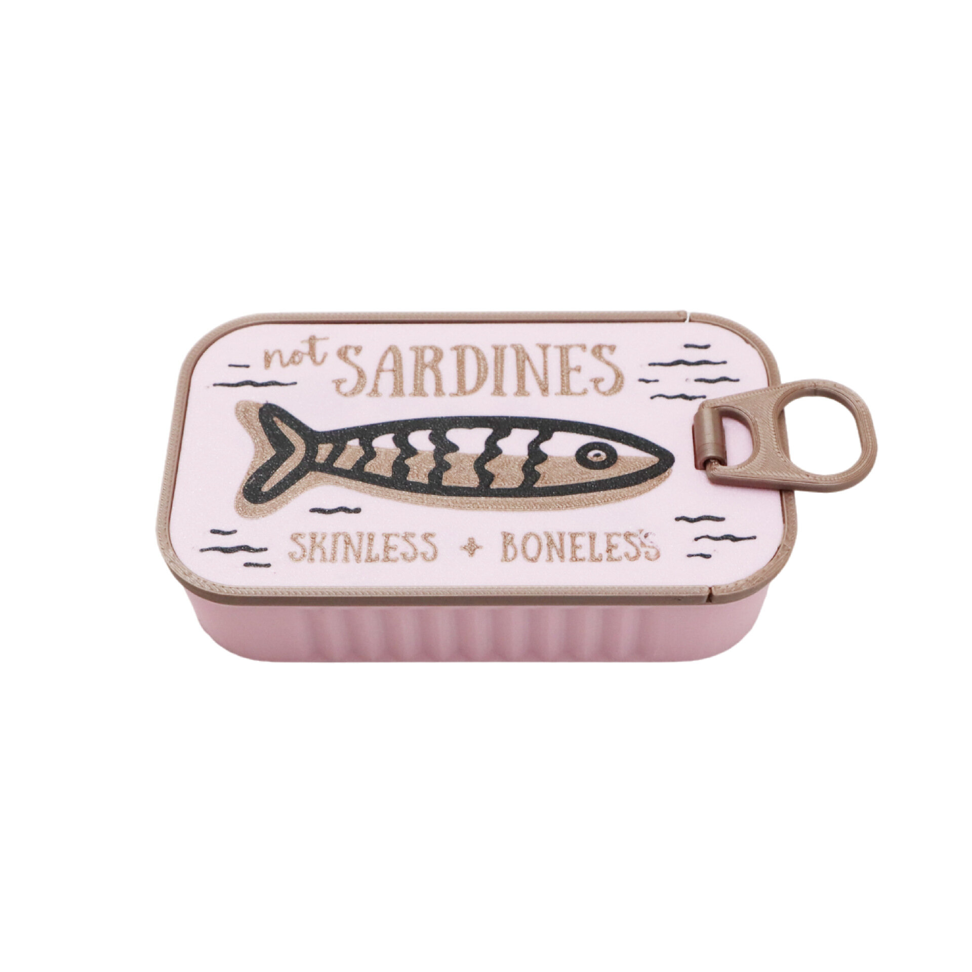 Новинка: ювелирная шкатулка Sardine, 3D-печатная шкатулка для хранения украшений в форме рыбьей кости.