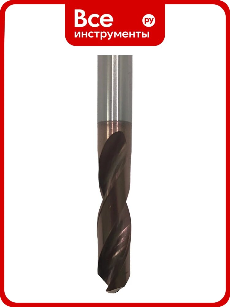Сверло по металлу твердосплавное CNCTOOL VHM 10х47х89, хв.10 D55-TiSiN 181652