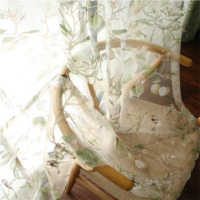 Полупрозрачные шторы Tiyana, цвет Tulle, Rod Pocket