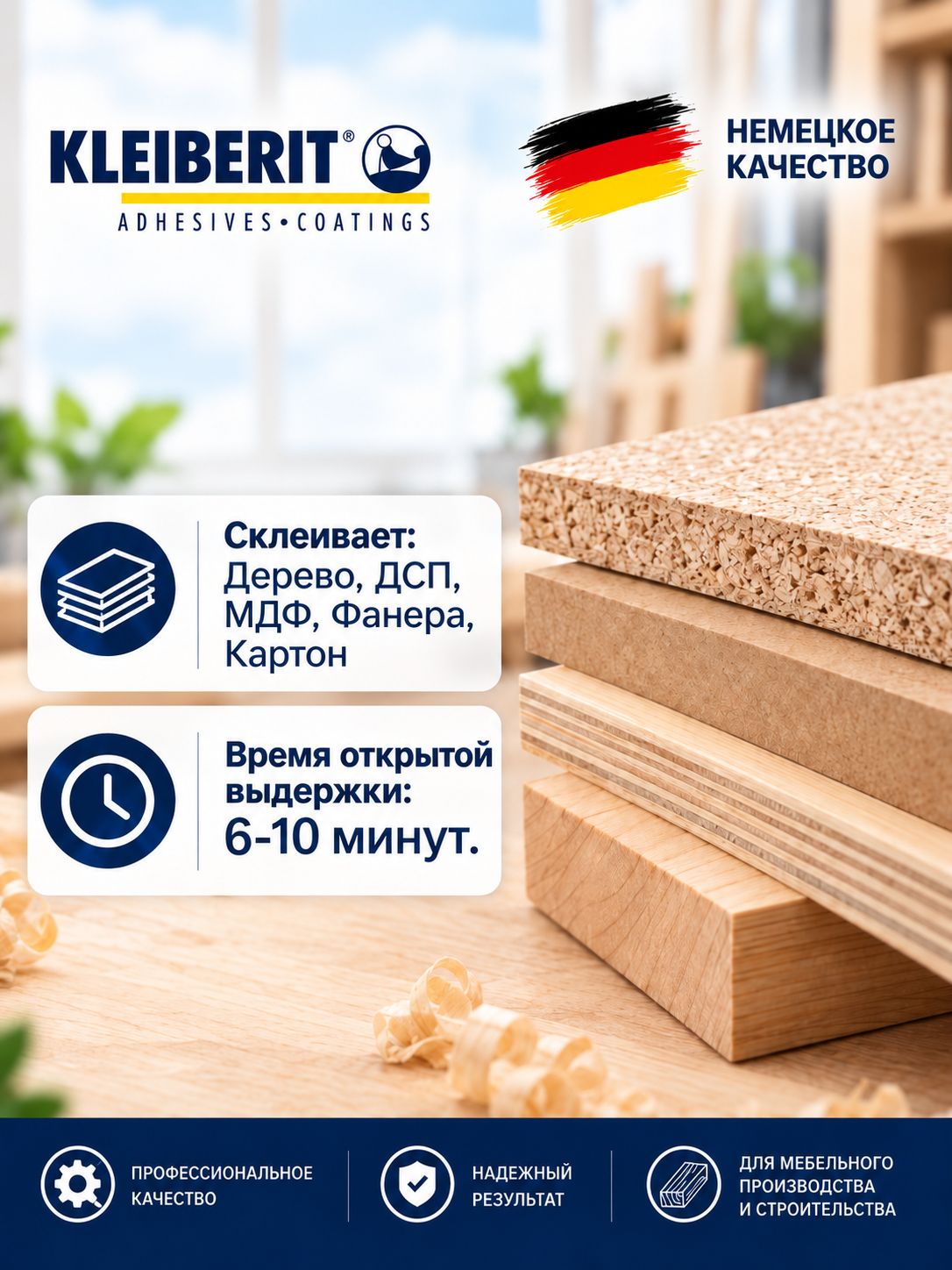 Клей ПВА Kleiberit ( Клейберит ) 303.2 10 кг