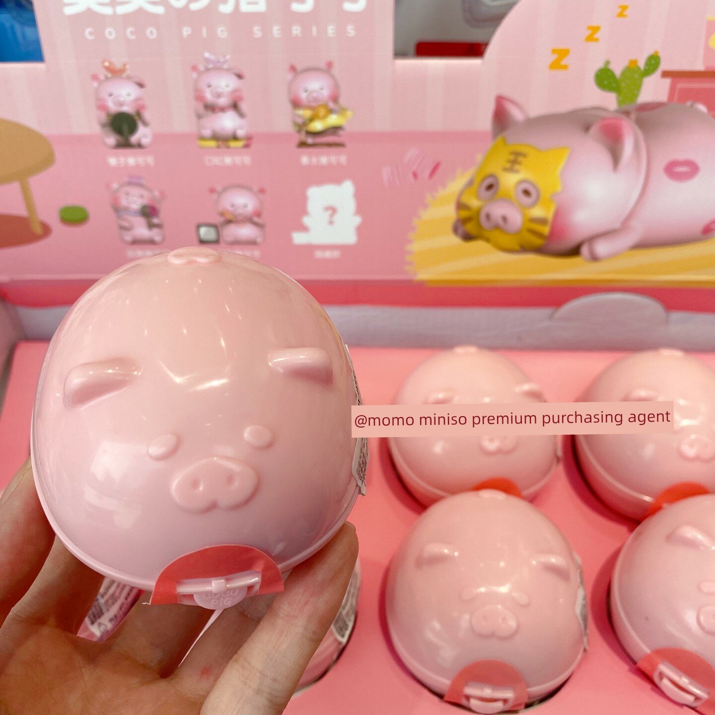 Мини-фигурка Miniso Blind Box Свинка Коко серия 2D аниме коллекционная слепая упаковка случайная 1 шт
