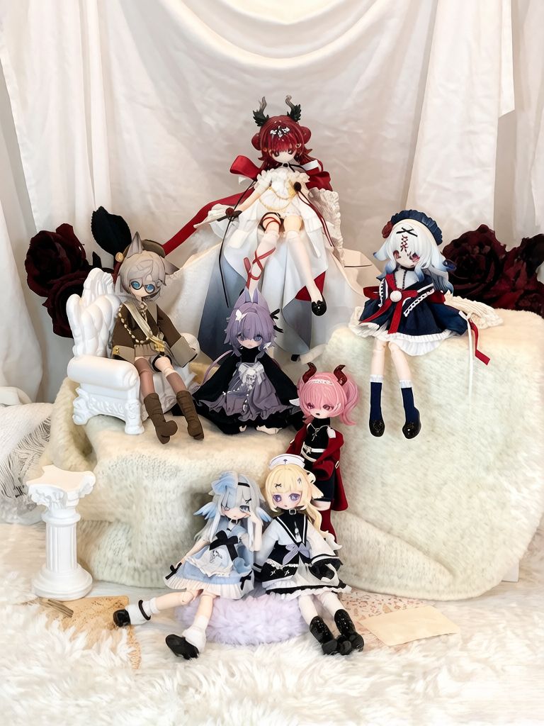 Meki Светильники Обливиона Серия 1/8 BJD Кукла блайнд-бокс/Oblivion's Luminaria Series Blind Box