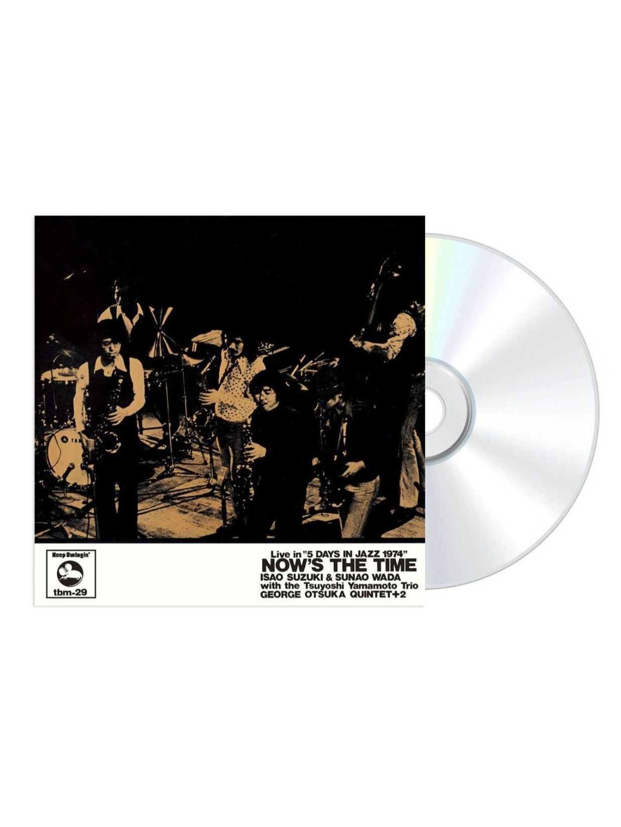 Музыка CD Isao Suzuki & Sunao Wada With The Tsuyoshi Yamamoto Trio , George Otsuka Quintet +2 - Now's The Time,