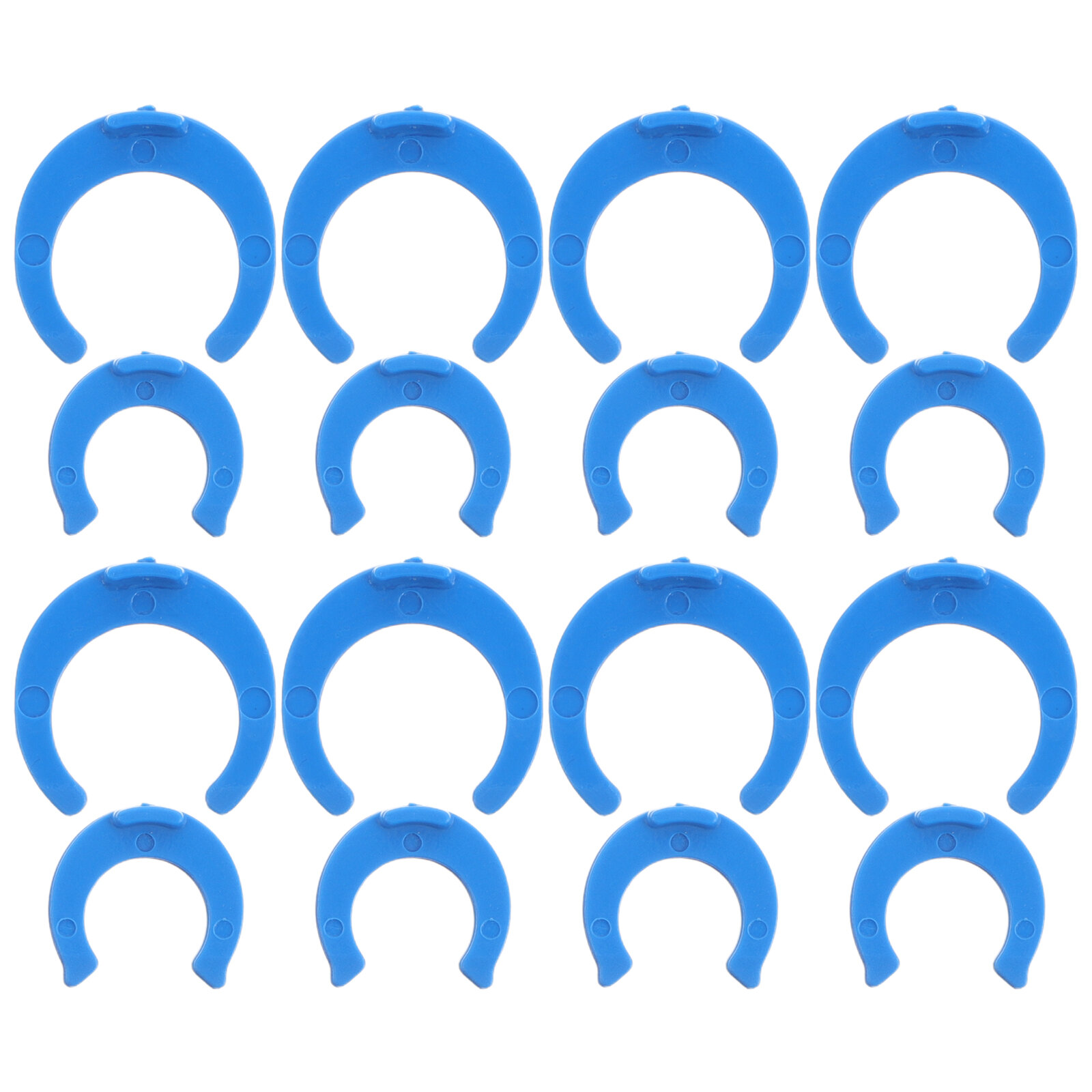 Синие пластиковые крепежные клипсы для быстрого подключения фильтров воды, набор 200 шт