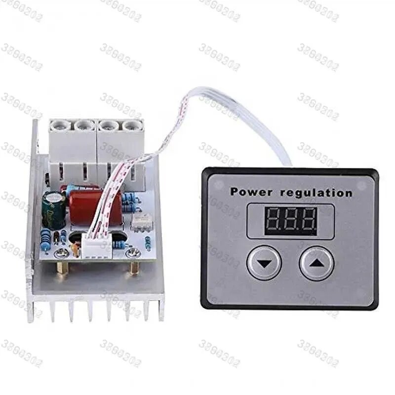 Регулятор мощности AC 10000Вт с LED дисплеем, 220В GT-10000W, Регулятор напряжения
