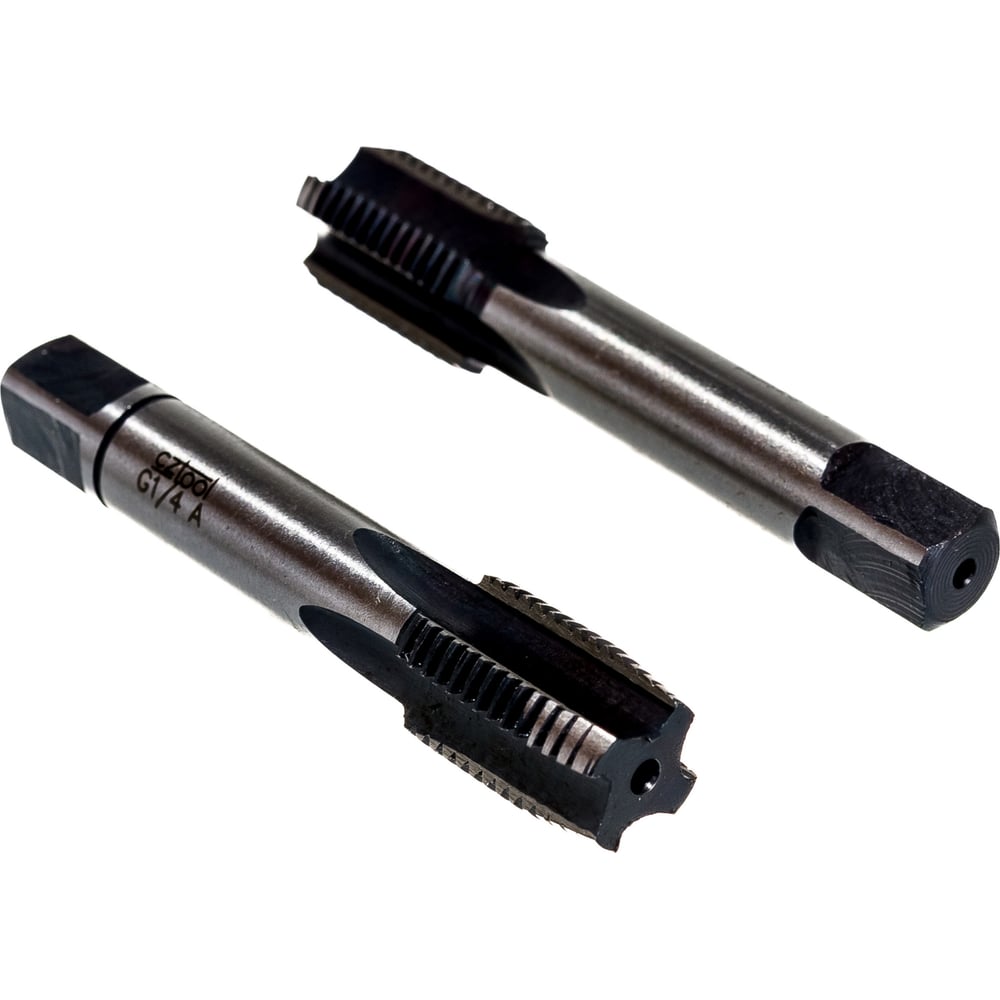 Трубный метчик Bucovice Tools G1/4 - 19 CSN223012 115CrV3 комплект из 2-х шт. 112140 — фото 1