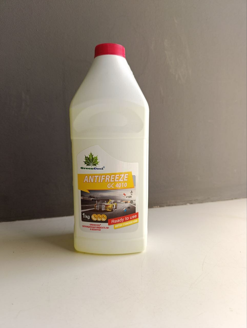 GREENCOOL Антифриз готовый GC4010 желтый (1кг / 0.9L)