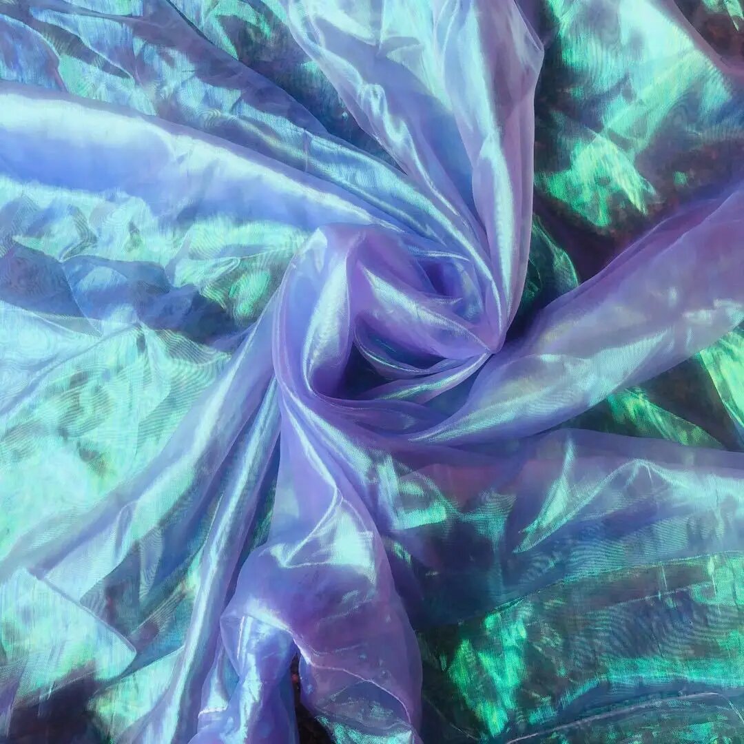 Тюль фиолетовый 100% полиэстер, цвет purple