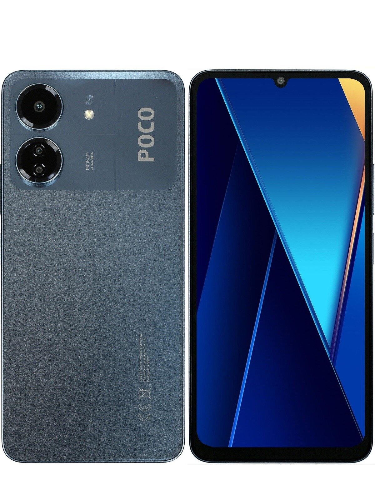 Смартфон POCO C65, 128 ГБ, синий