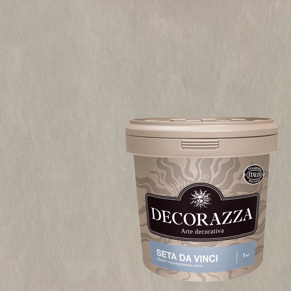 Декоративная штукатурка с эффектом перламутрового шёлка Decorazza Seta Da Vinci (1кг) SD 11-04