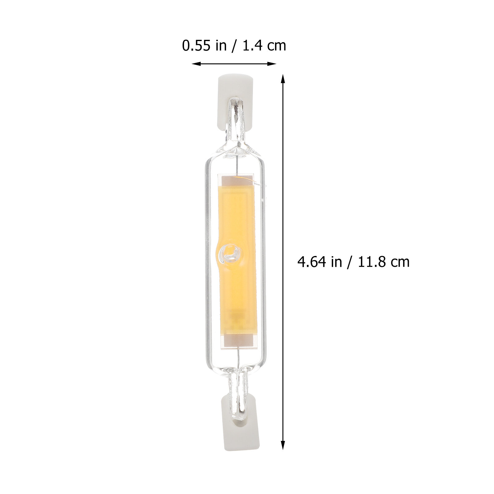 Лампа Накаливания Halogen 110V 10W С Двойным Концом Базы R7S 118Mm Для Подсветки Водонепроницаемая Белый цвет