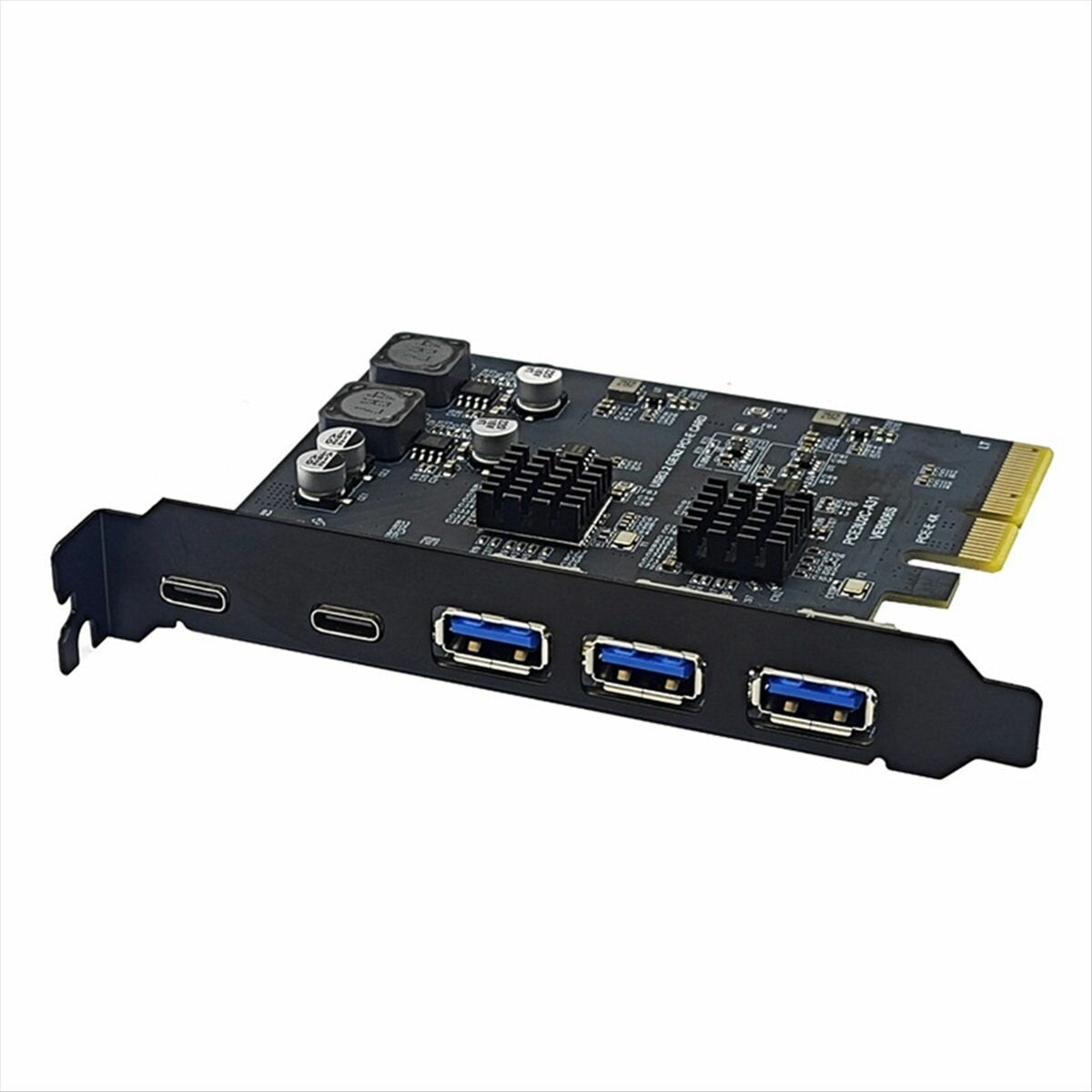 Карта расширения USB3.2 GEN2 10 Гбит/с PCIE 2 Type C 3 USB-A USB контроллер порты PCI Express