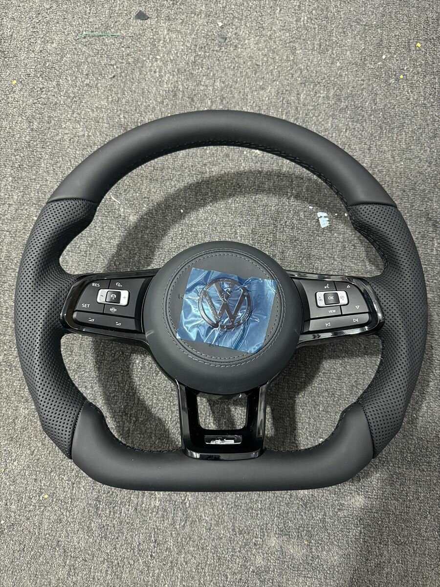 Модифицированное рулевое колесо из углеродного волокна для VW CC Magotan Polo Golf 67GTI Passat Scirocco R SKODA