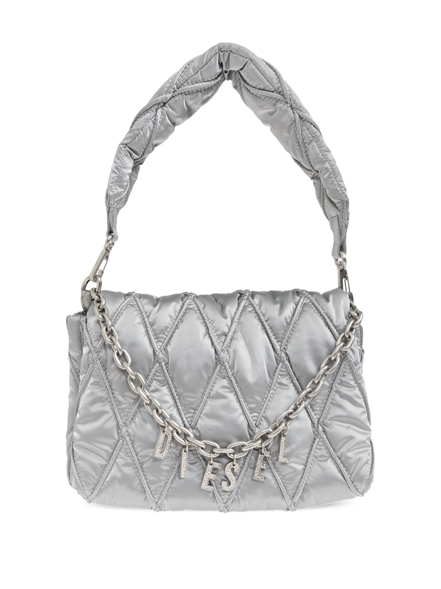 Сумка DIESEL Charm-D, Silver — фото 1