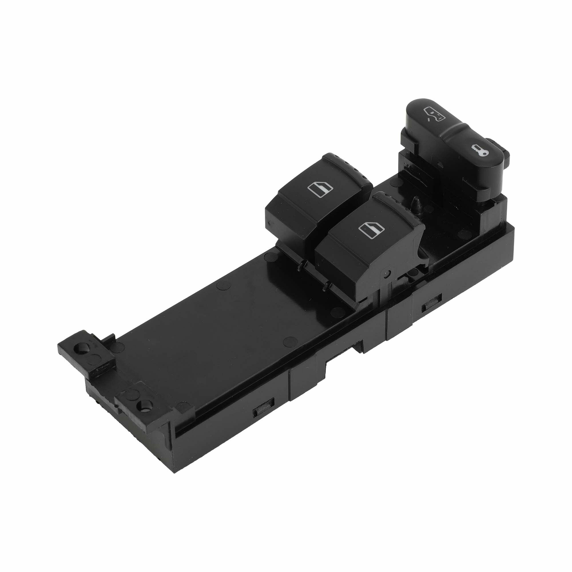 Переключатель стеклоподъемника передний левый для Skoda Fabia 2000-2008 1J3959857A, черный, 6 контактов Fabia I