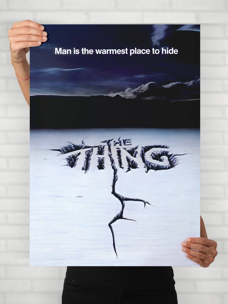 Плакат на стену для интерьера Нечто (The Thing 9) - Постер по фильму, кино, хоррору формата А1 (60x84 см)