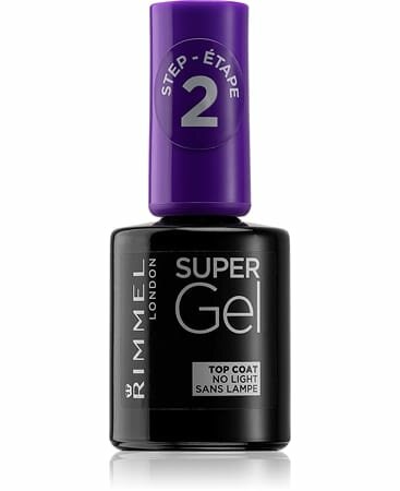 Лак для ногтей Rimmel Super Gel Step 2, прозрачный, 12 мл
