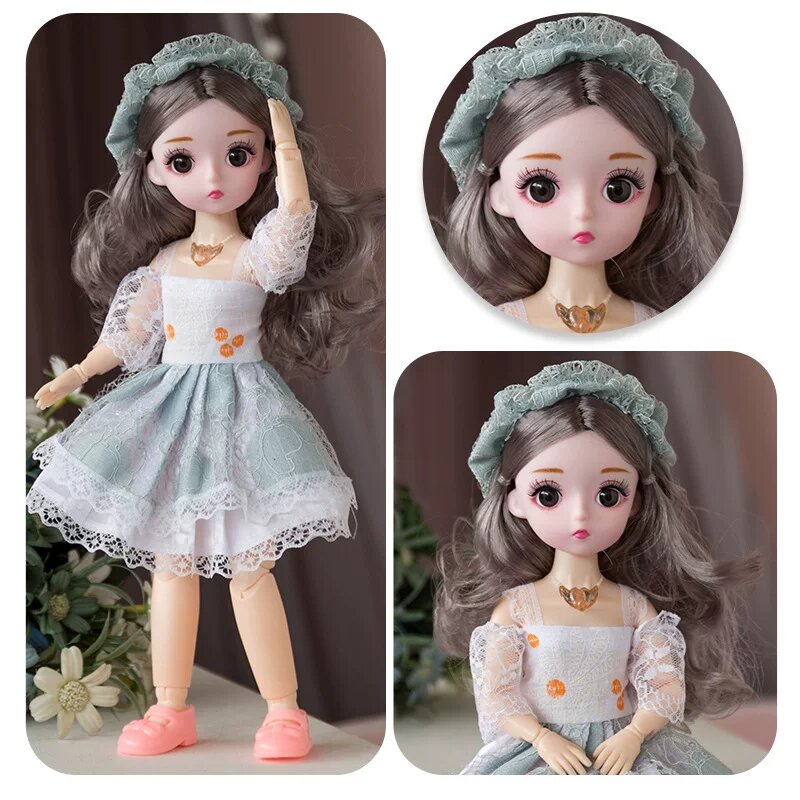 Набор игрушек для девочек 30cm Doll Toy: имитация принцессы, которая может петь и переодеваться, подарок на день