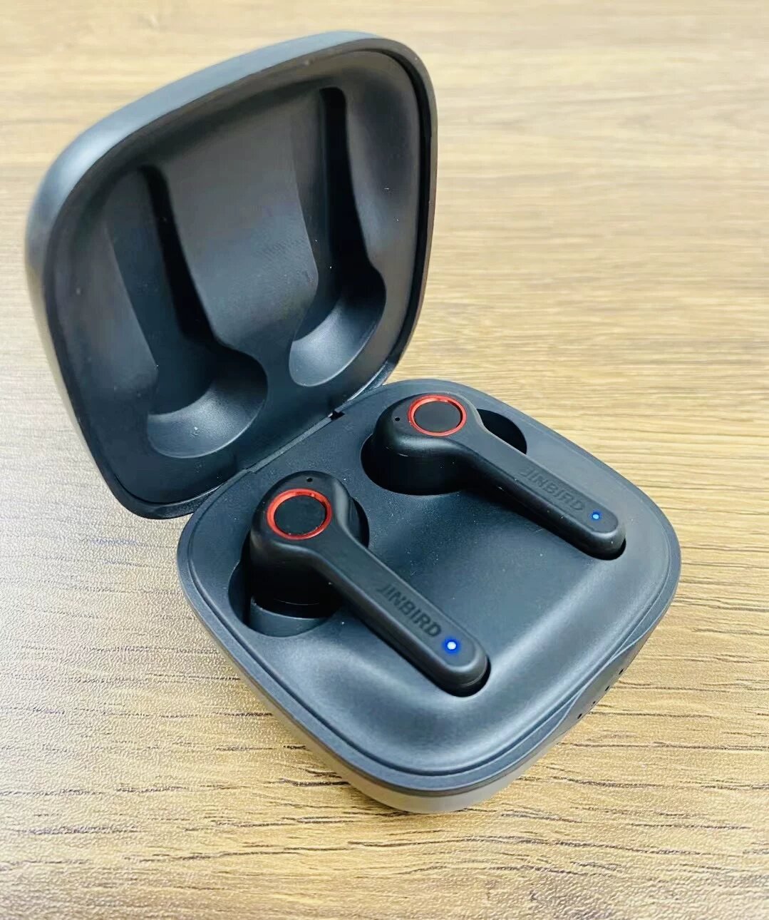 Jinbird Ben Dots True Wireless Bluetooth Gaming Наушники с Низкой Задержкой и Hi-Fi Звонком для Мобильных Игр – Черные