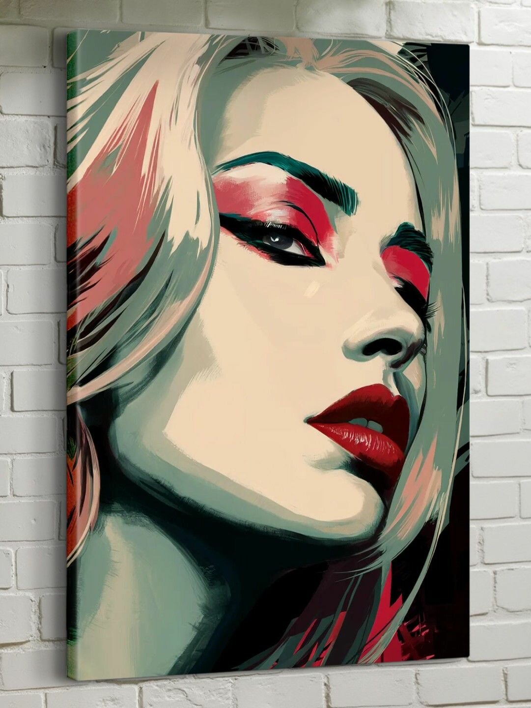 "Redline" - картина на холсте, 80x50 см.