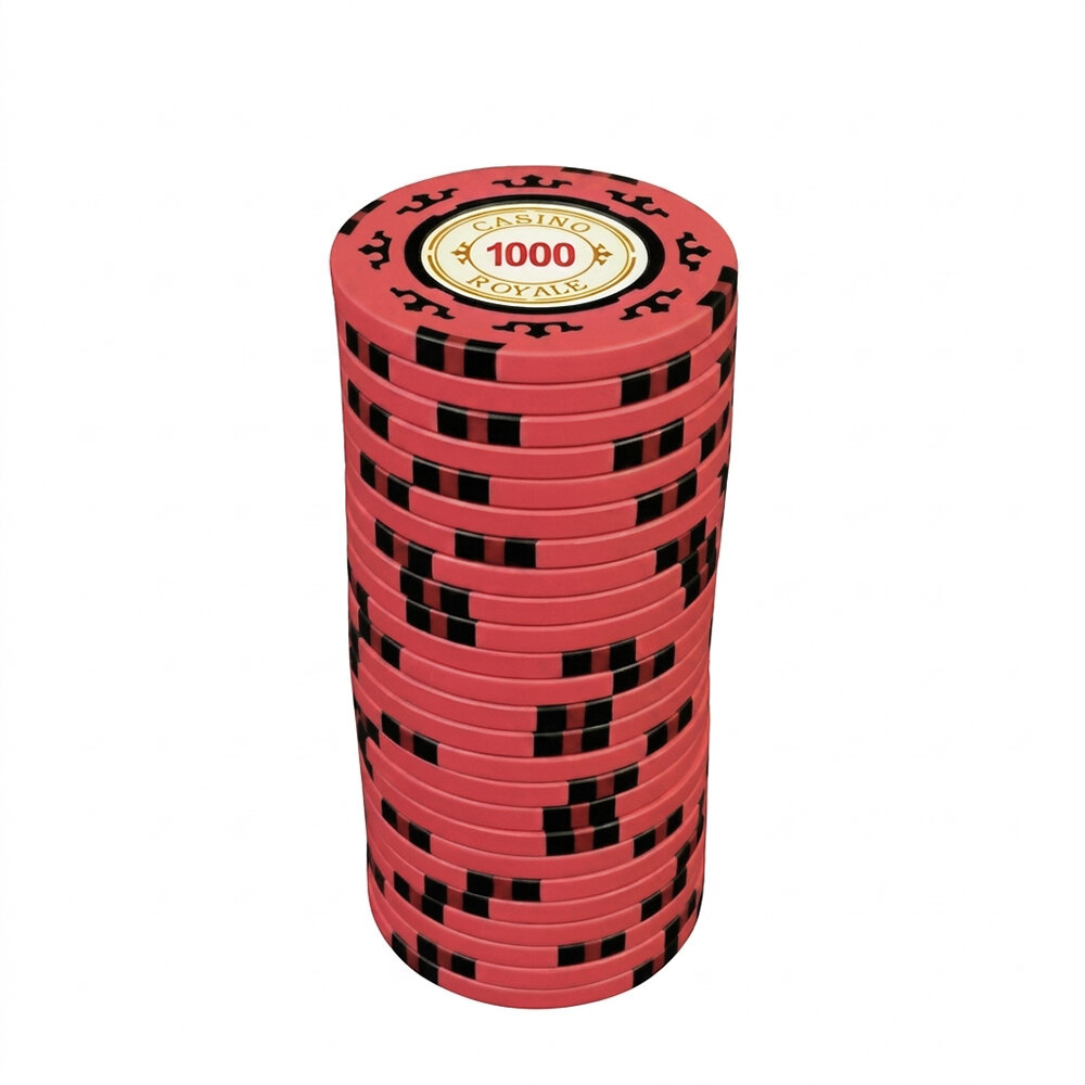 Фишки Partida "Casino Royale", игра в покер, номинал 1000, 25 шт