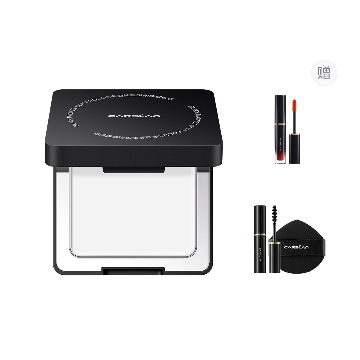 Пудра женская Carslan Black Magnetic Powder 2.0 стойкая с контролем жирности натуральный эффект 950945840